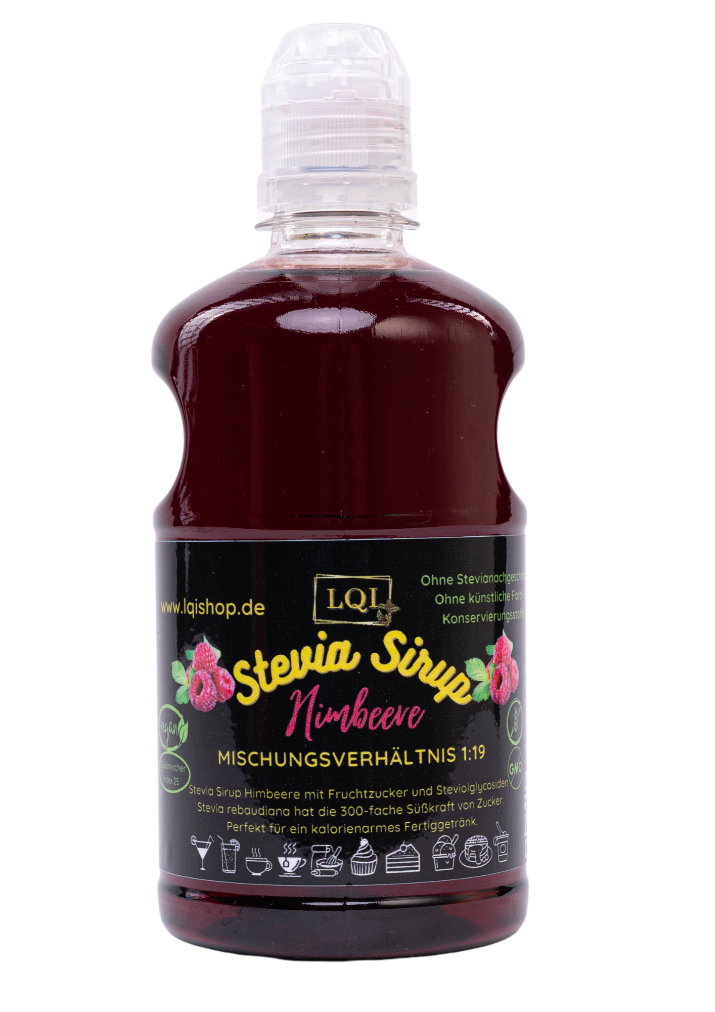 Stevia Syrup Raspberry – Life Quality International GmbH Shop